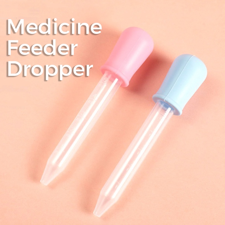 Multi-Purpose Liquid Dropper Safe Silicone Baby Medicine Feeder No BPA ...