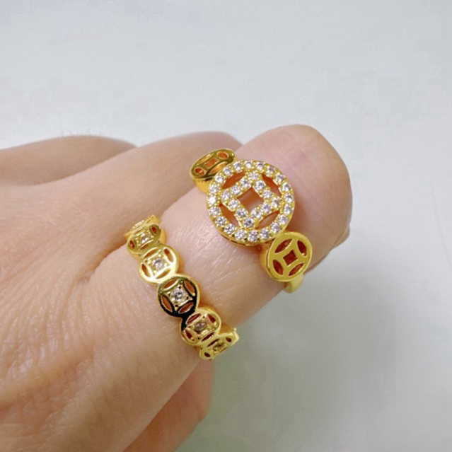 lucky charm money catcher adjustable size ring | Shopee Philippines