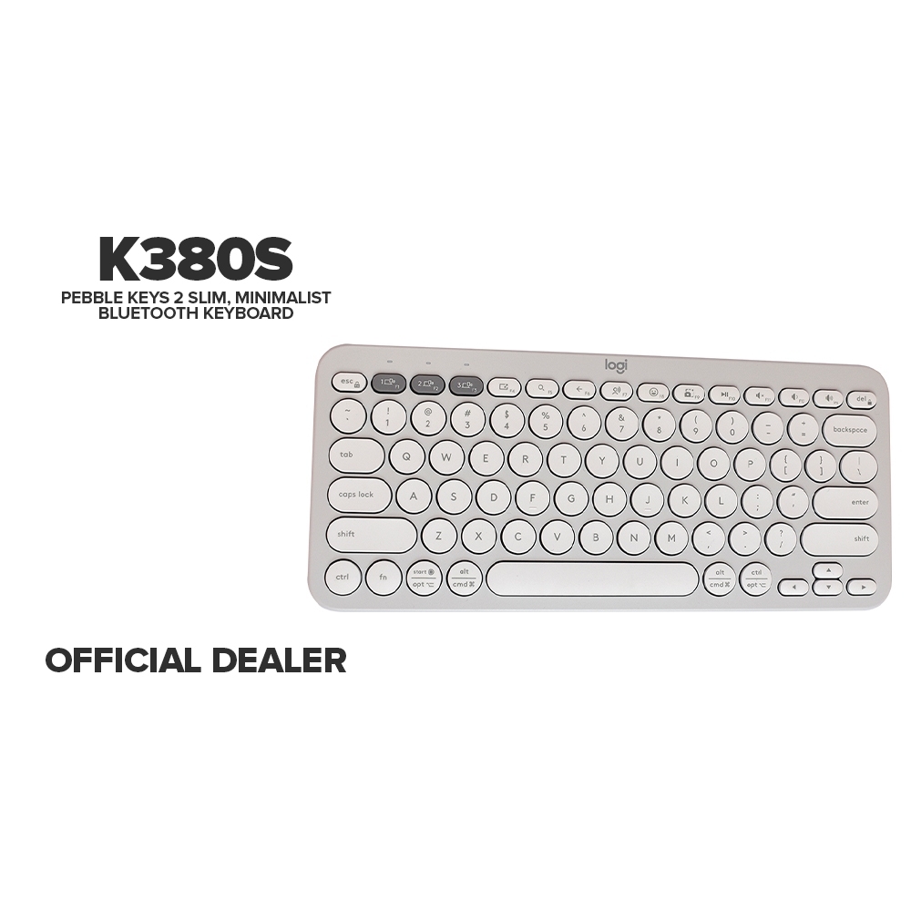 Logitech Pebble Keys 2 K380s Multi Device Bluetooth Keyboard Shopee Philippines