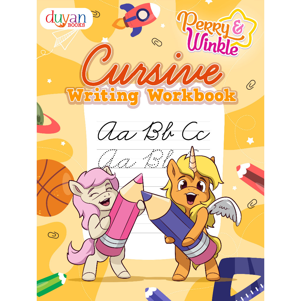 Cursive Writing Workbook - Activity Book For Kids Ages 8 And Below ...