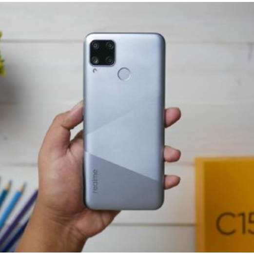 Original Realme C15 Phone 4GB+128GB Smartphone Drop Screen Mobile Phone ...