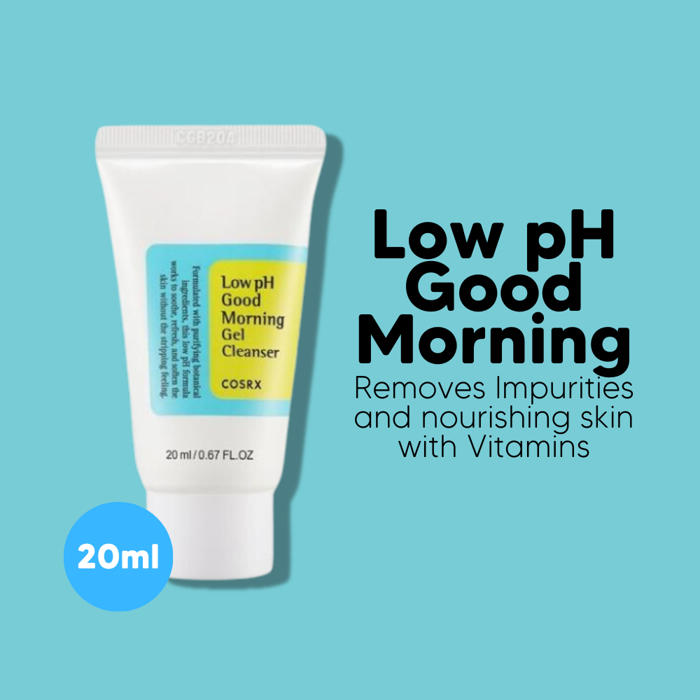 COSRX Low Ph Good Morning Gel Cleanser / Salicylic Acid Daily Gentle Cleanser 20ml | Shopee ...