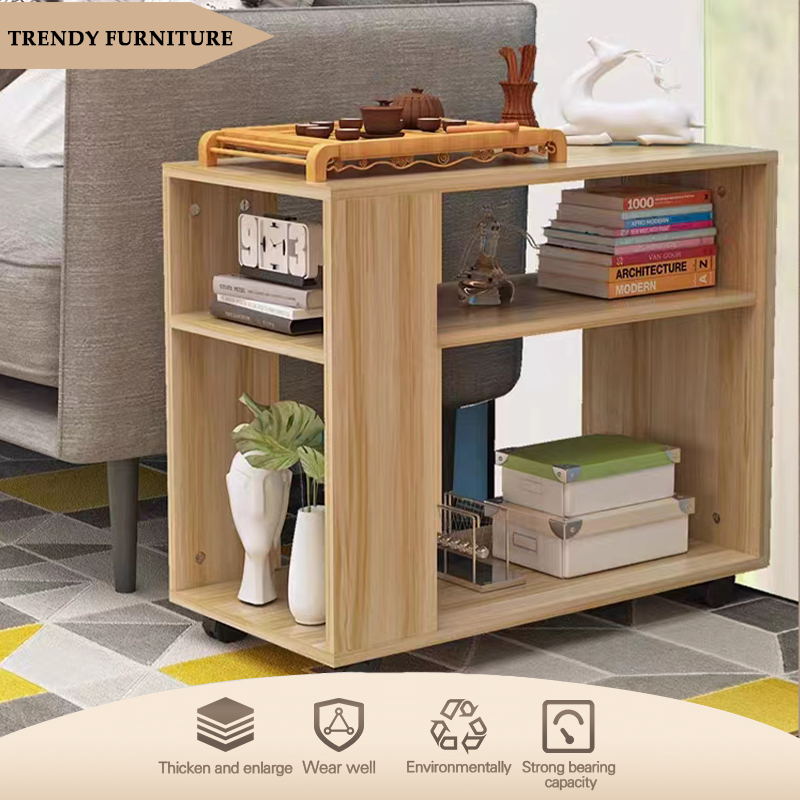 Small table, bedside table, mobile side table, living room, coffee ...