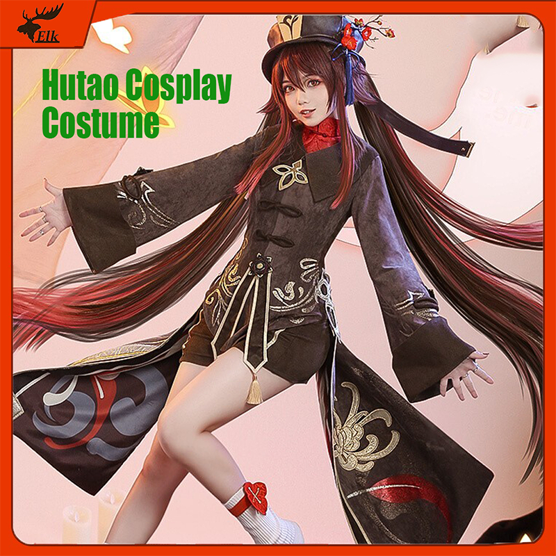 Genshin Impact Hutao Cosplay Costume Uniform Anime Game Hu Tao Chinese ...