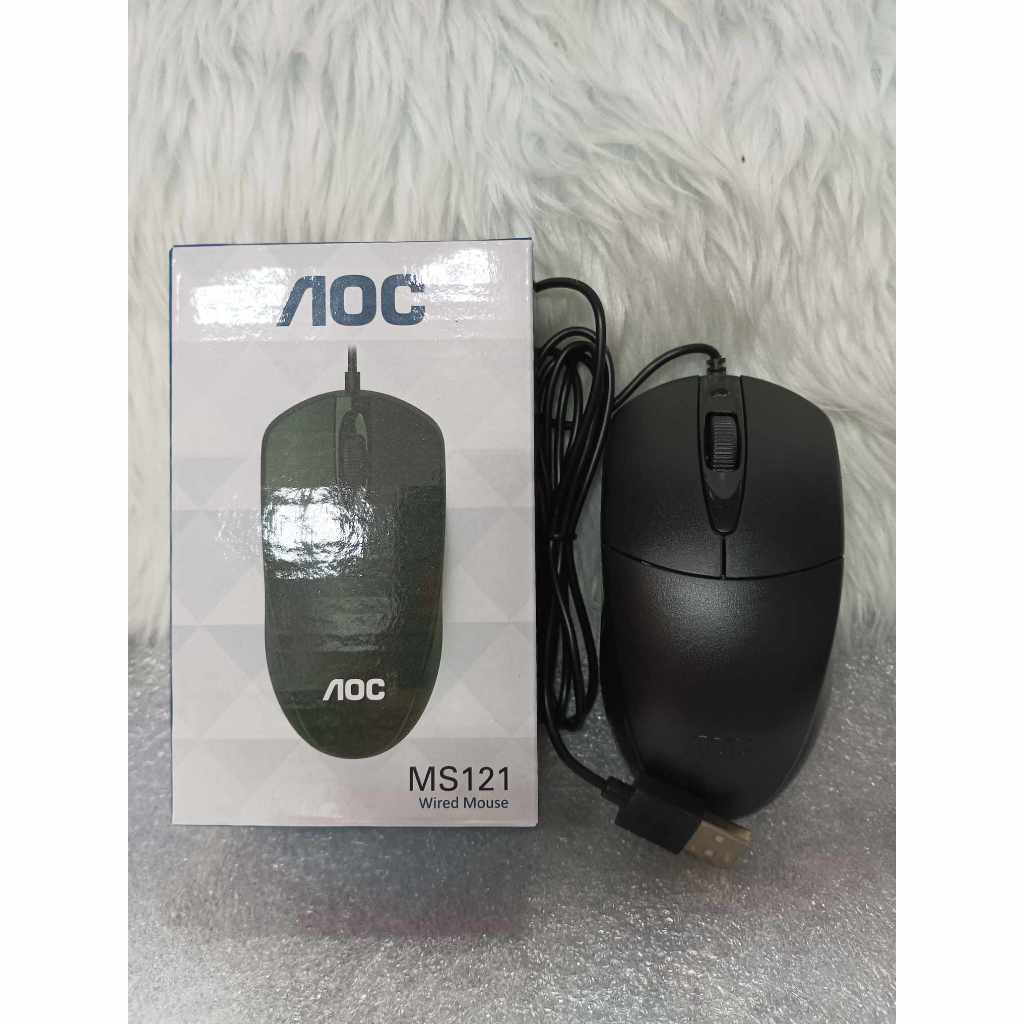 AOC MS121 WIRED MOUSE | Shopee Philippines