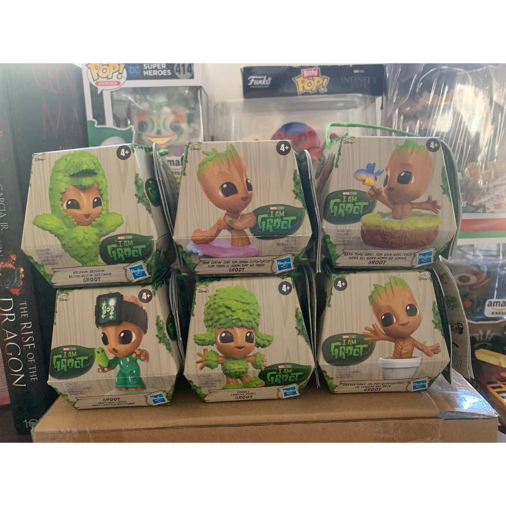 Marvel I Am Groot Figure Collection,Mini Groot Action Figures! | Shopee ...