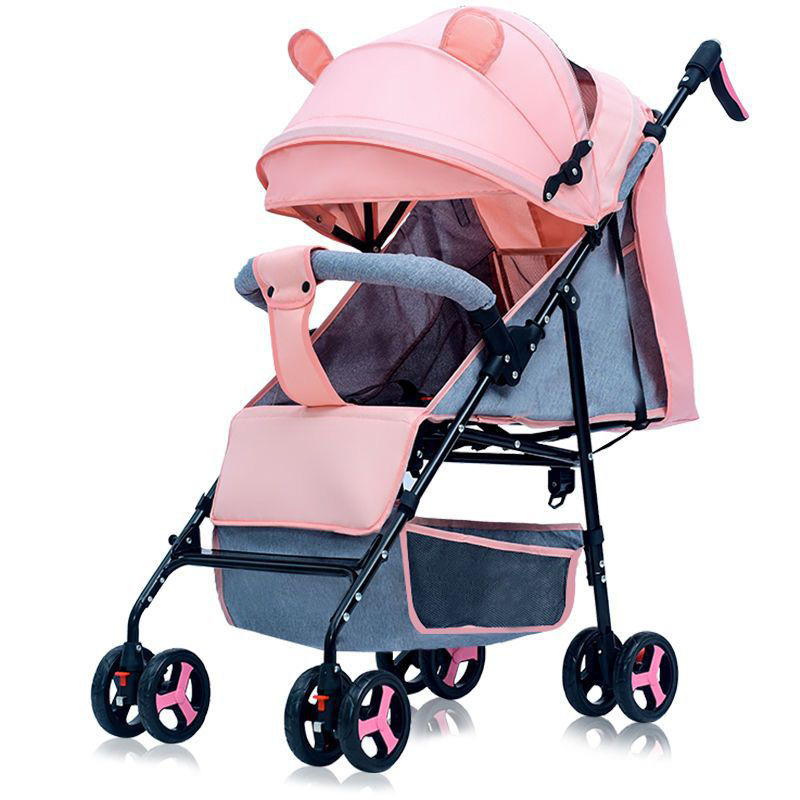 Stroller for Baby Two-Way Reversible Handle Foldable Stroller for ...