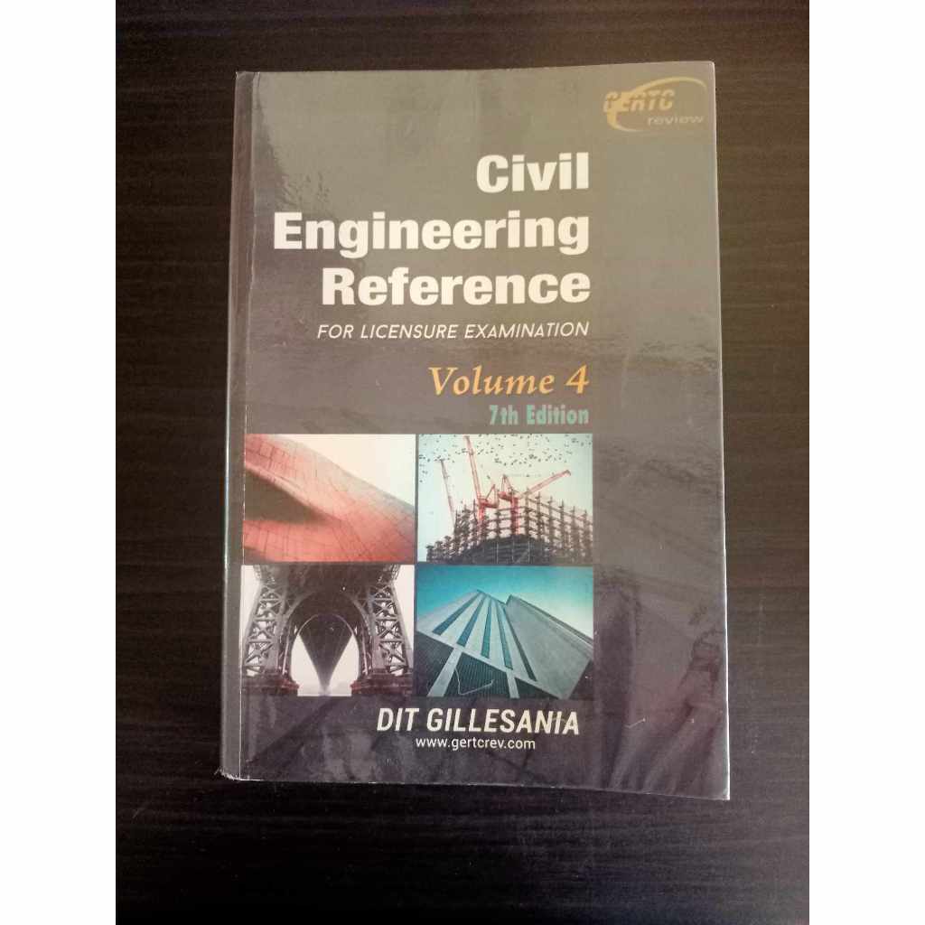 Civil Engineering Reference for Licensure Examination Volume 4 (Gillesania) | Shopee Philippines