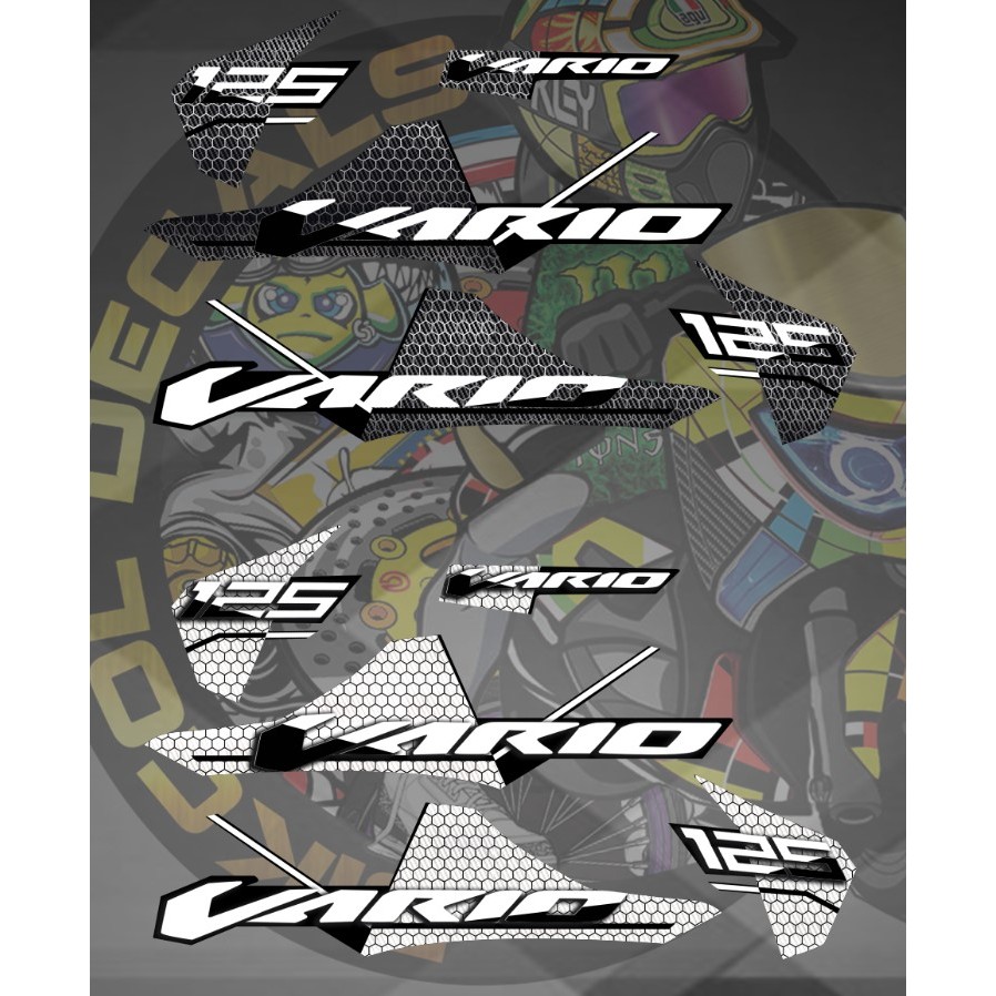 honda click vario v3 decals bikcol decals | Shopee Philippines