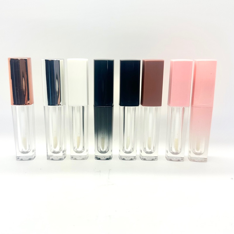 2.5mL White Mini Rectangular Lipgloss Empty lip gloss liptint tint ...