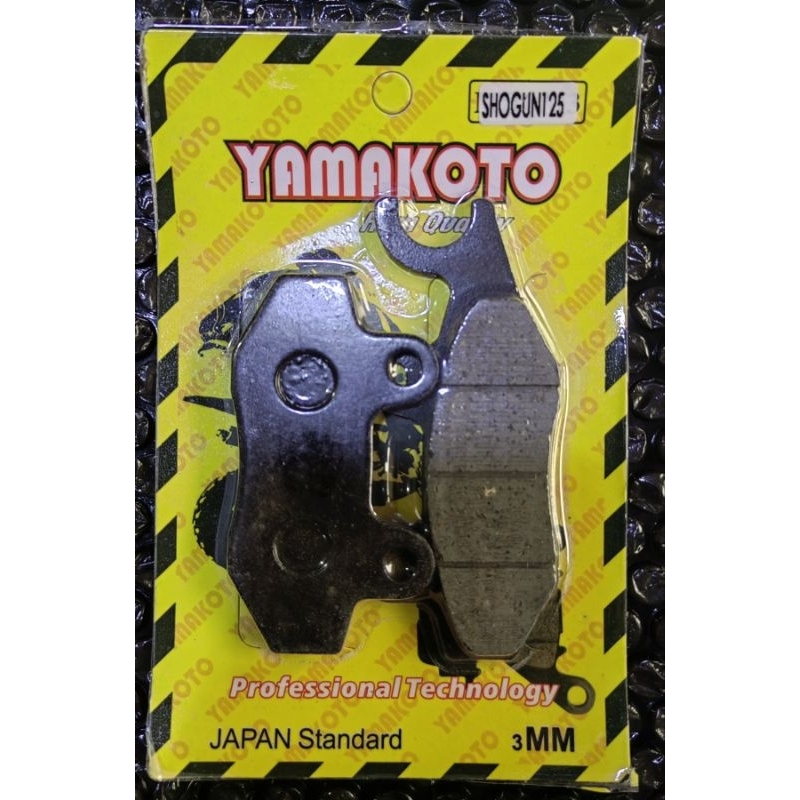 DISC PAD BRAKE PAD YAMAKOTO FOR SHOGUN 125/Raider Front/RAIDERJ110/FURY ...