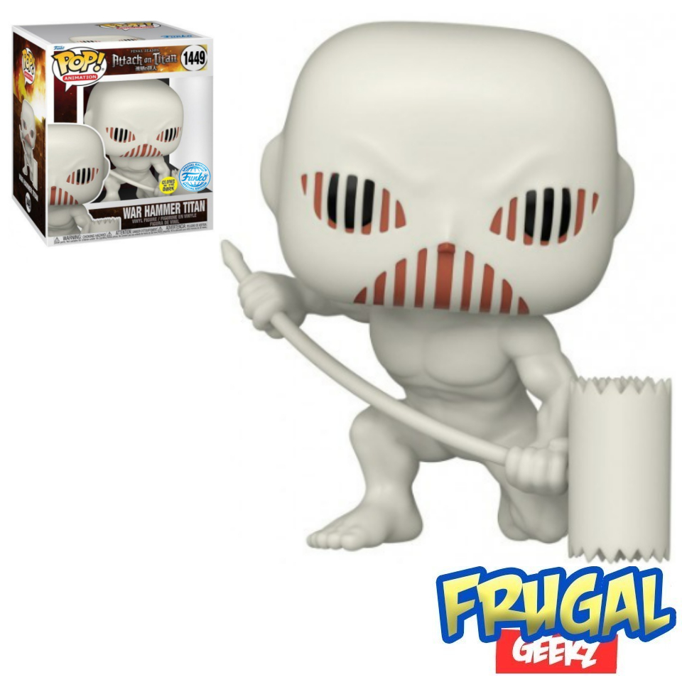 Funko Pop! Animation: Attack on Titan - War Hammer Titan GITD SE 6 ...