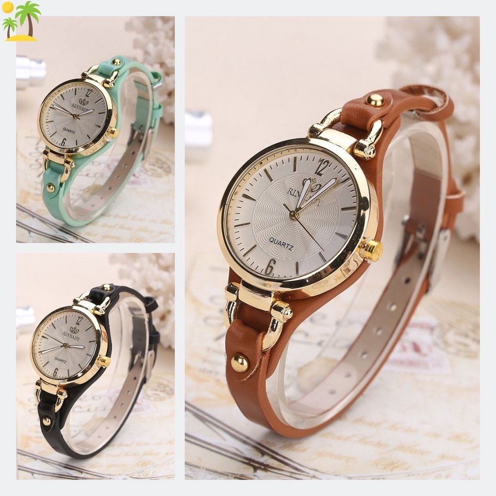 Ladies Casual Fashion Small Dial Student Watch Square Quartz Watch Thin ...