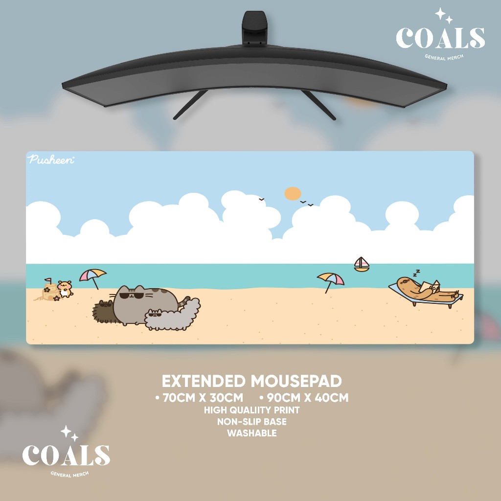 Pusheen Extended Mousepad | Ai Hoshino | Large Gaming Deskmat | Shopee ...