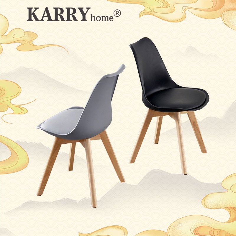 KARRY Chair With Cushion Home Study Chair Office Chair Dining Chair ...