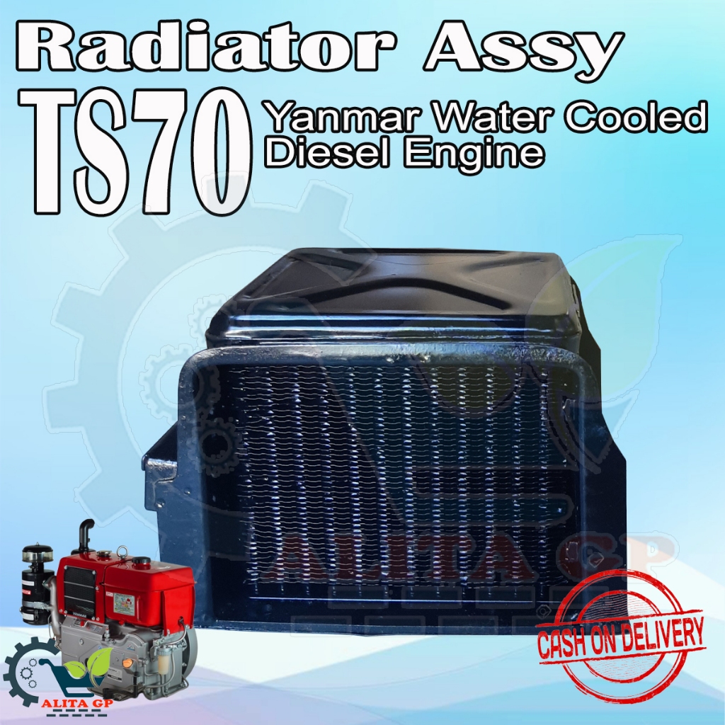 Radiator Assy Yanmar TS70 SS70 TS80 SS80 Water Cooled Diesel Engine ...