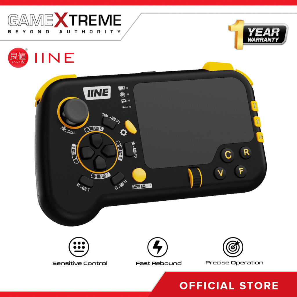 IINE Mouse-pad Wireless Controller for PS5/Xbox Series/ROG/Steam Deck ...