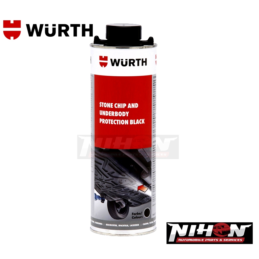 WURTH STONE CHIP AND UNDERBODY PROTECTION BLACK (1 LITER) | Shopee ...