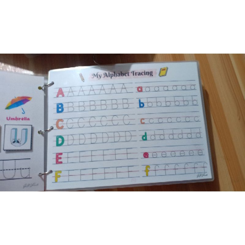 Learning Book / Laminated Pages (erasable pages for endless practice ...