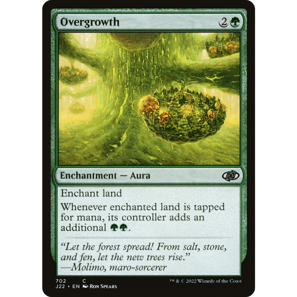 Overgrowth j22-702 MTG Top Ratings Proxy (sticker is already on mtg ...