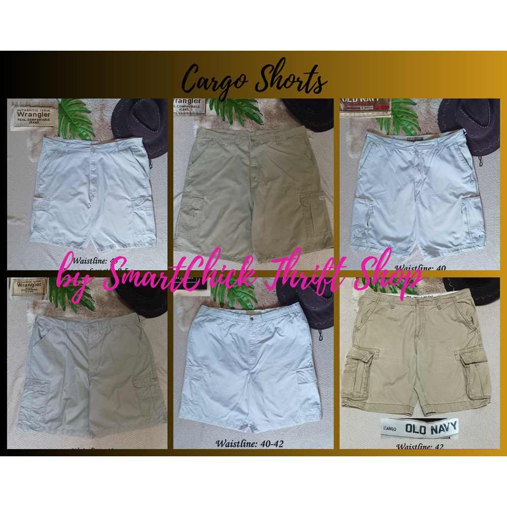 (PRELOVED) PLUS SIZE CARGO SHORTS SIX POCKET SHORTS 6-POCKET SHORTS ...