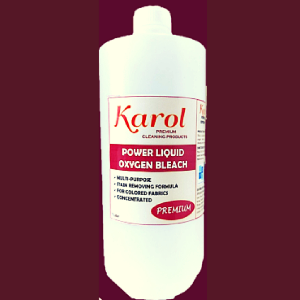 KAROL - Power Liquid Oxygen Bleach 1 Liter (Color-Safe Stain Remover ...