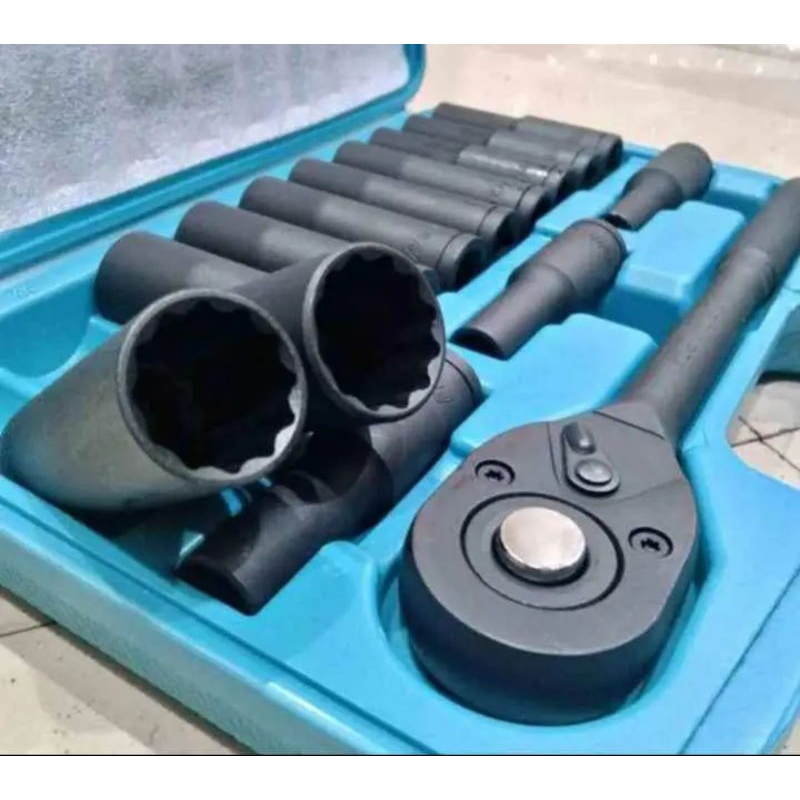 flyman 15pcs 1/2 drive deep socket set 8to24mm | Shopee Philippines