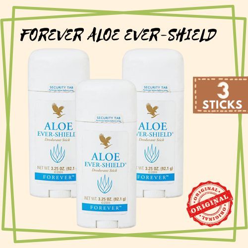 Forever Aloe Ever Shield Deodorant Stick (3 sticks) | Shopee Philippines