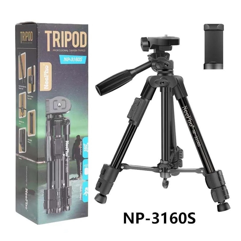 NeePho NP-3160s Professional Tripod with Wireless Remote Control ...