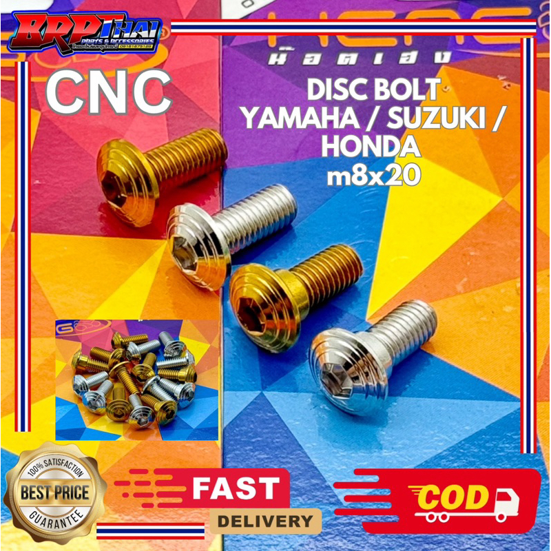 HENG DISC BOLT UNIVERSAL m8x20 ( SOLD PER PC ) | Shopee Philippines