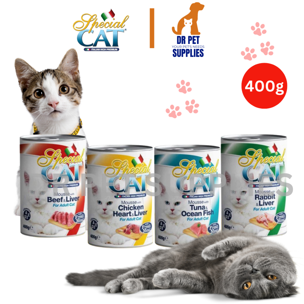 Special Cat Wet Can 400g Food Mousse Pet Essentials All Stages Adult ...