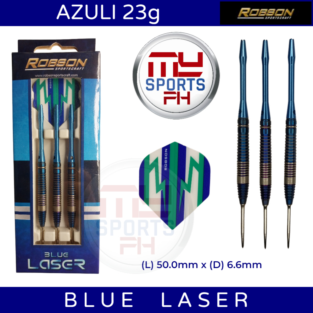 ROBSON Azuli 23g gms Blue Laser Tungsten Dart Pins | Shopee Philippines