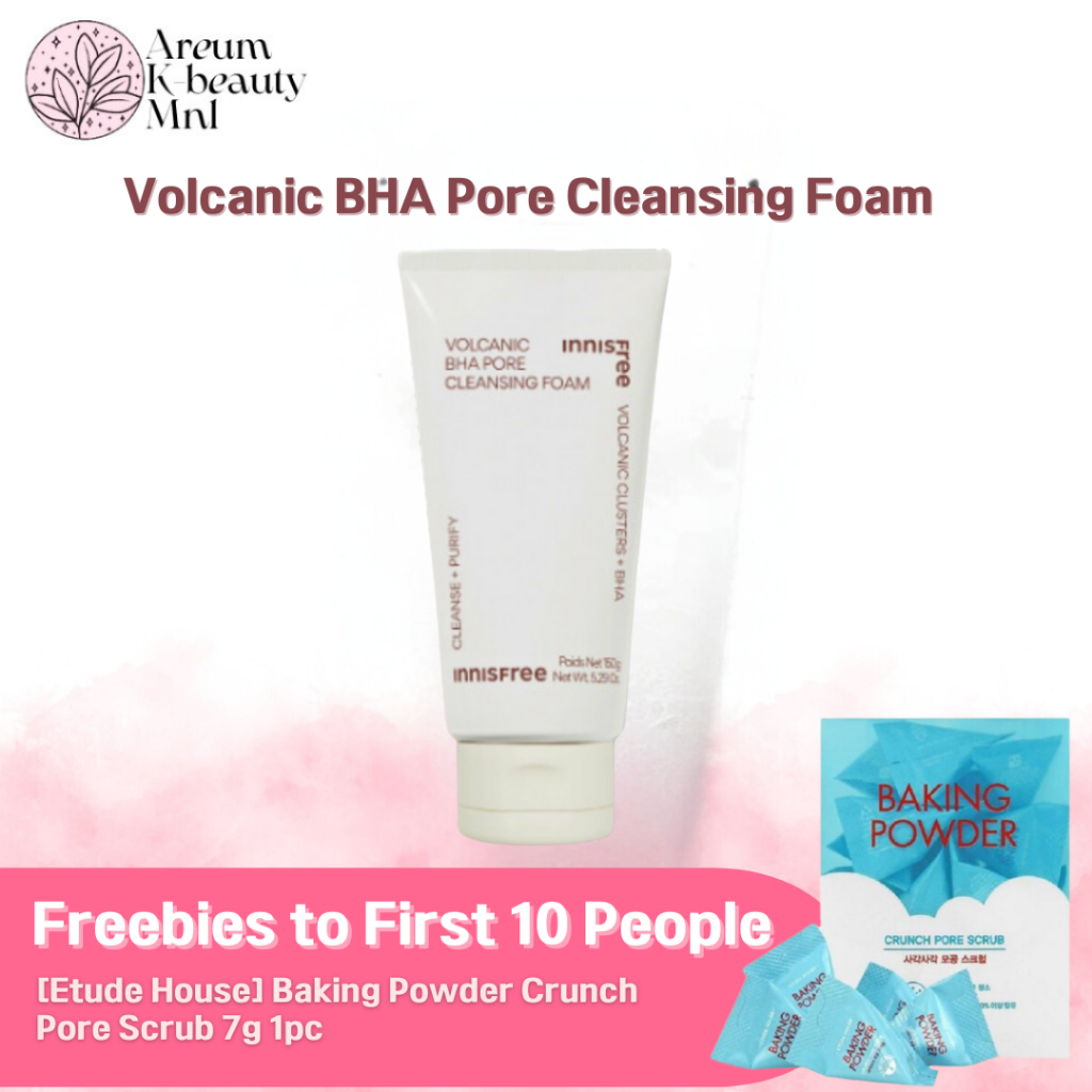 Innisfree Jeju Volcanic Pore BHA Cleansing Foam 150g | Shopee Philippines