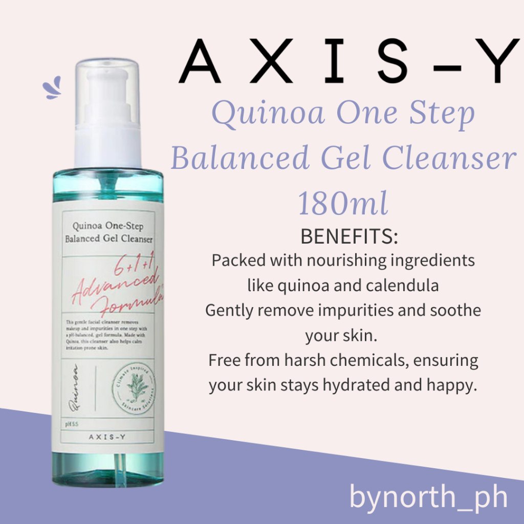 AXIS-Y Quinoa One Step Balanced Gel Cleanser 180ml | Shopee Philippines