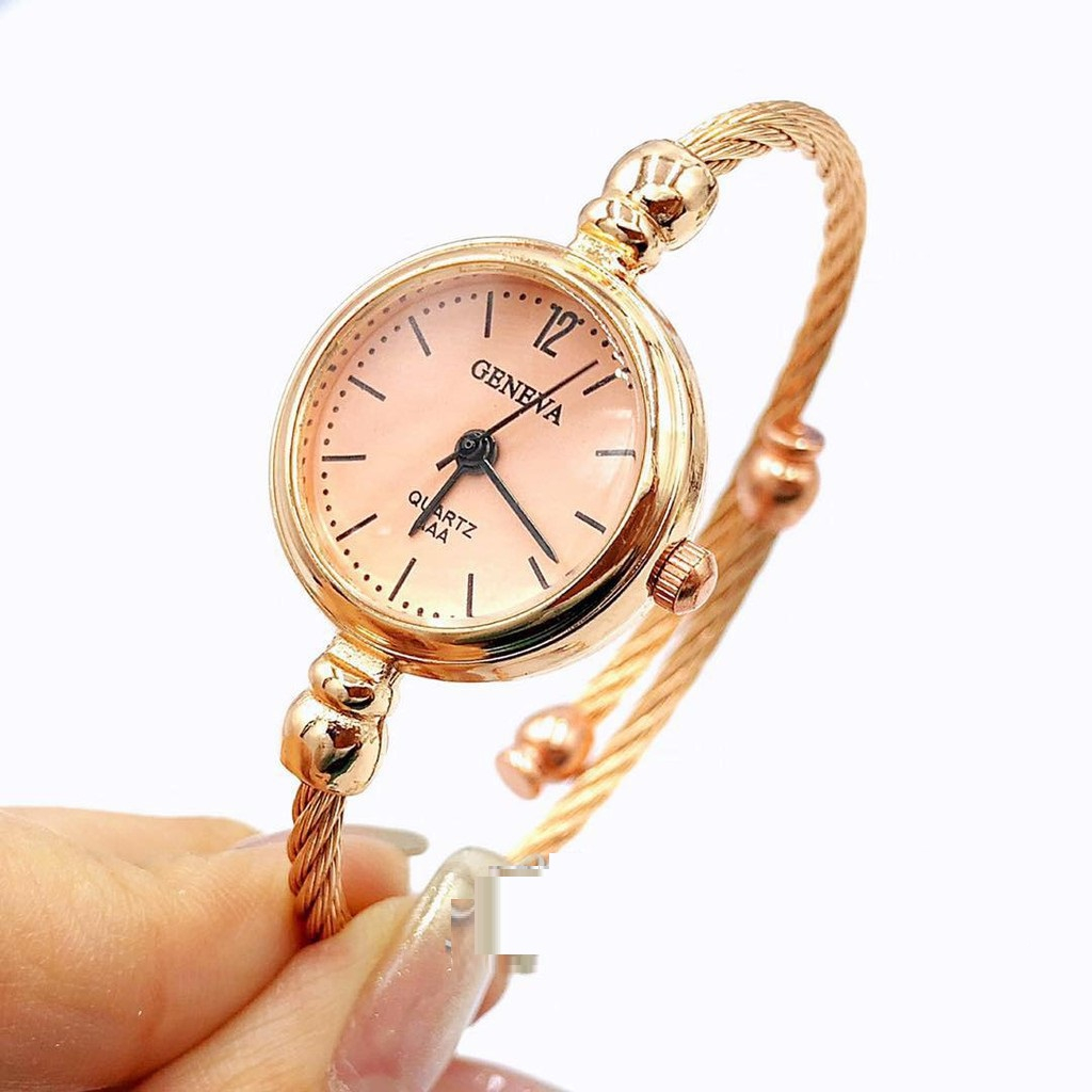 [Maii] Geneva Twisted Strap Femme Style Jewelry Bangle Watch Jewelry ...