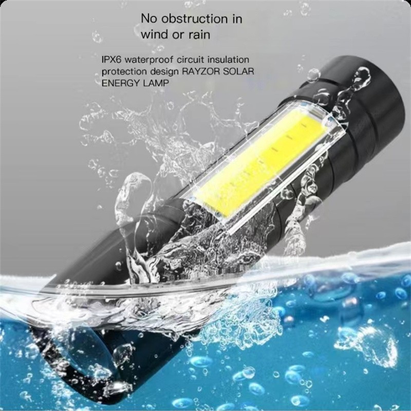 XPE+POLICE CREE MINI LED FLASHLIGHT RECHARGEABLE WATERPROOF USB CHARG ...