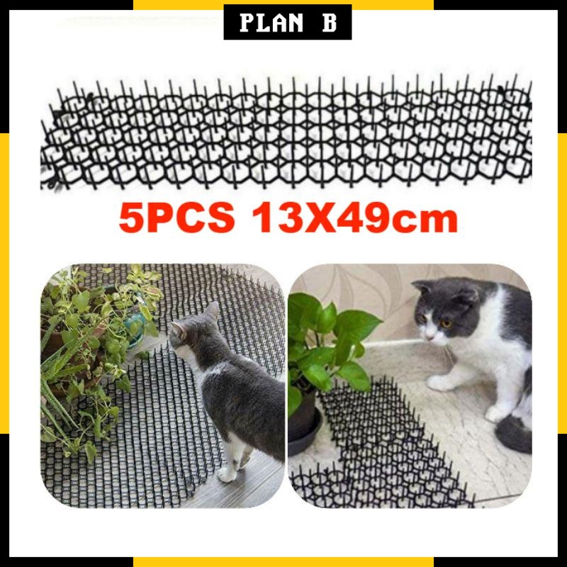 5pcs 13x49cm Prickle Strip Anti-Cat Mat Indoor Outdoor Deterrent Mat ...