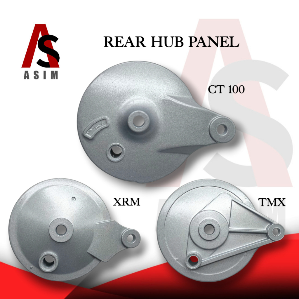 ASIM MOTORCYCLE REAR HUB PANEL FOR TMX/CT100/XRM/WAVE 125 | Shopee ...