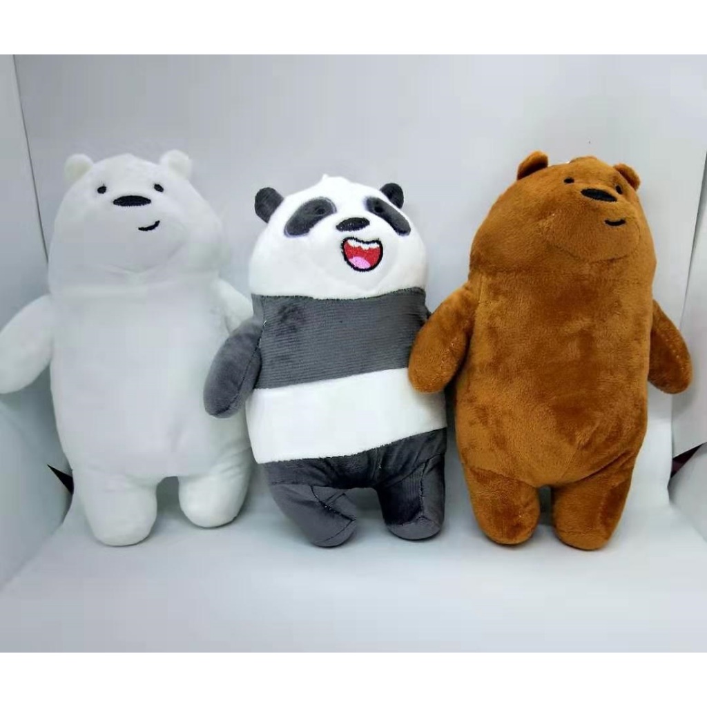 We Bare Bear Stuff Toy 7 Inches Stuffed Toy Character Kids Toy | Shopee ...