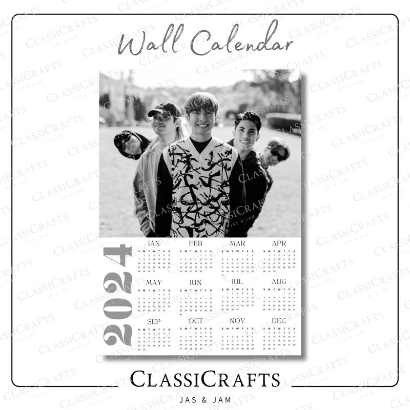 2024 Wall Calendar SB19 (01) A4 Size | Shopee Philippines