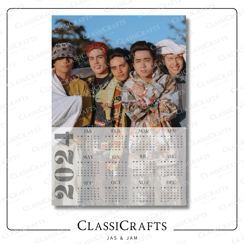 2024 Wall calendar SB19 Freedom (A4 size) | Shopee Philippines