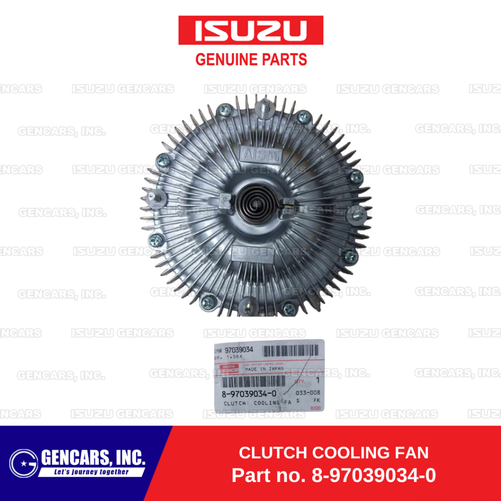 Isuzu Clutch Cooling Fan for Trooper 4JG2 1997/ Crosswind AT ...