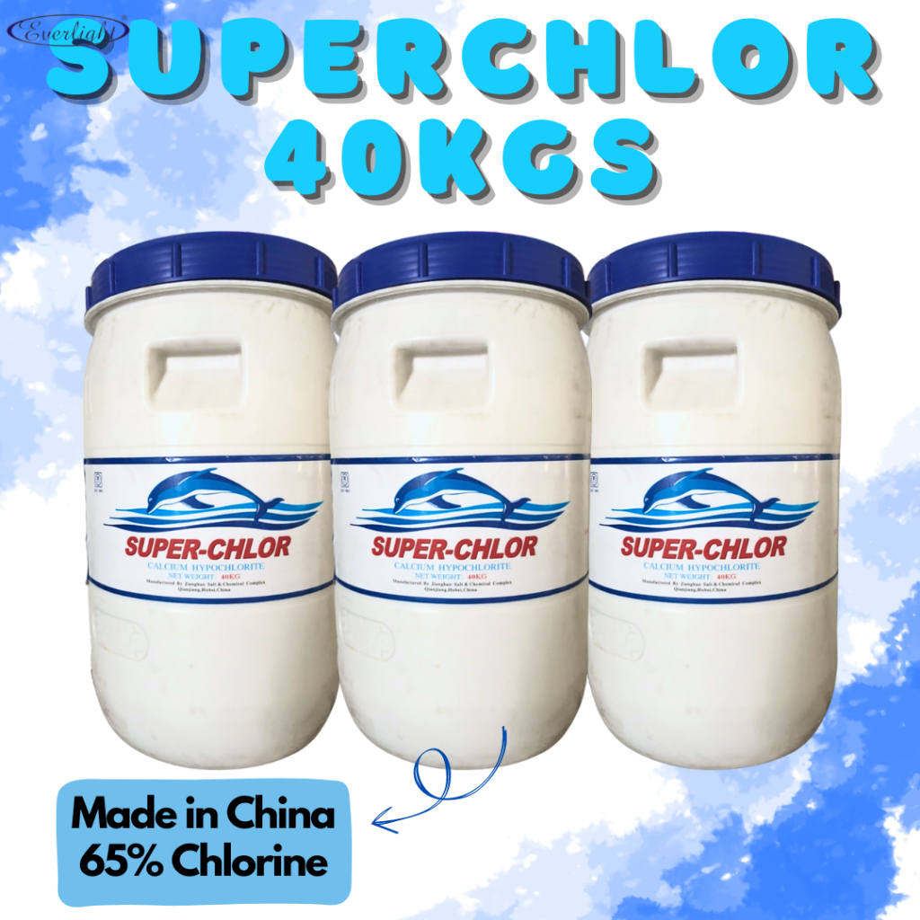40kgs SuperChlor 65% (China Chlorine) by Everlight | Shopee Philippines