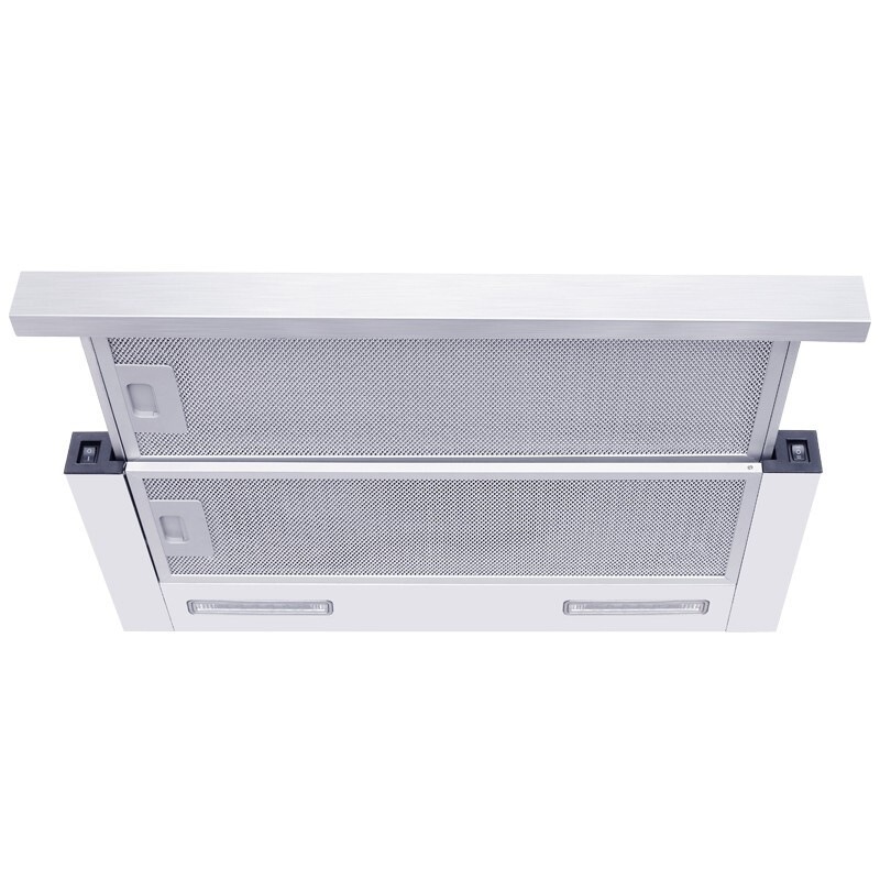 Telescopic range hood Wall Mounted Rangehood Gray/Stainless 60CM range ...