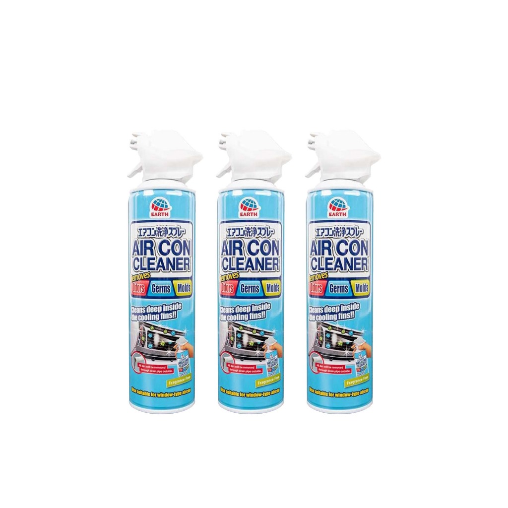 Earth Air Con Cleaner 420ml 3's | Shopee Philippines