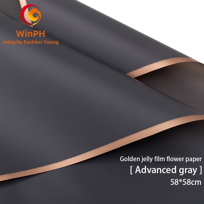 5/20pcs Gold edge jelly wrapping paper Flower wrapping paper Baking ...