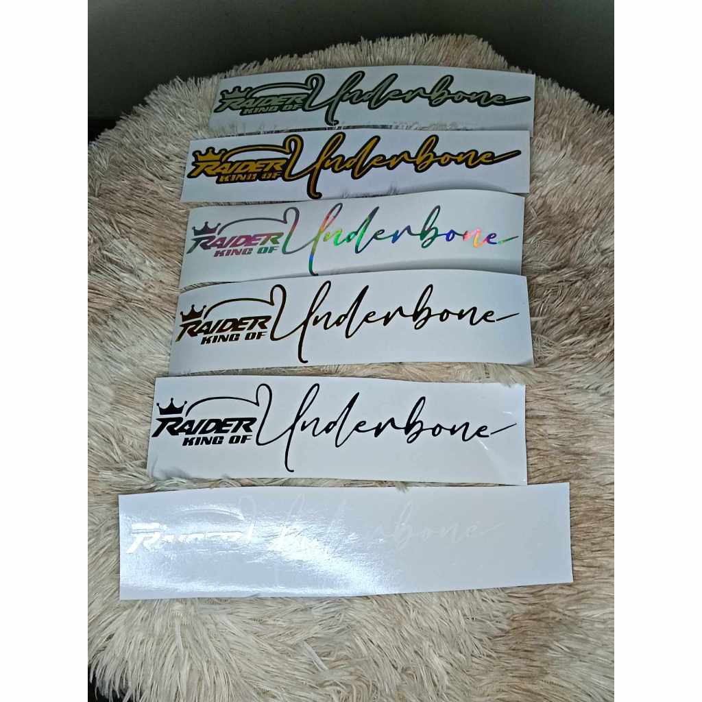 Suzuki Raider King of Underbone Sticker | Sold Per Piece | | Shopee ...