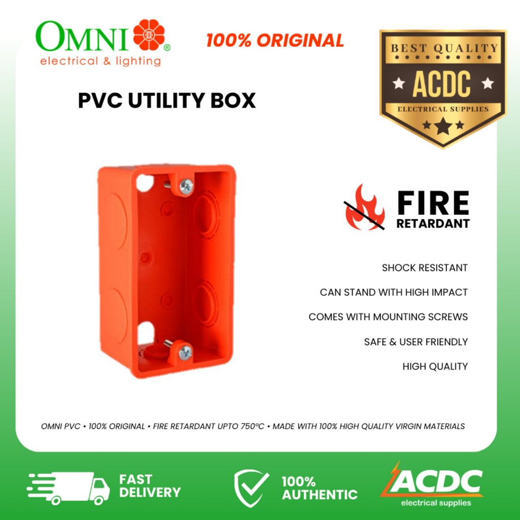 ORIGINAL Utility Box PVC Omni Surface Type Shock Resistant | Shopee ...