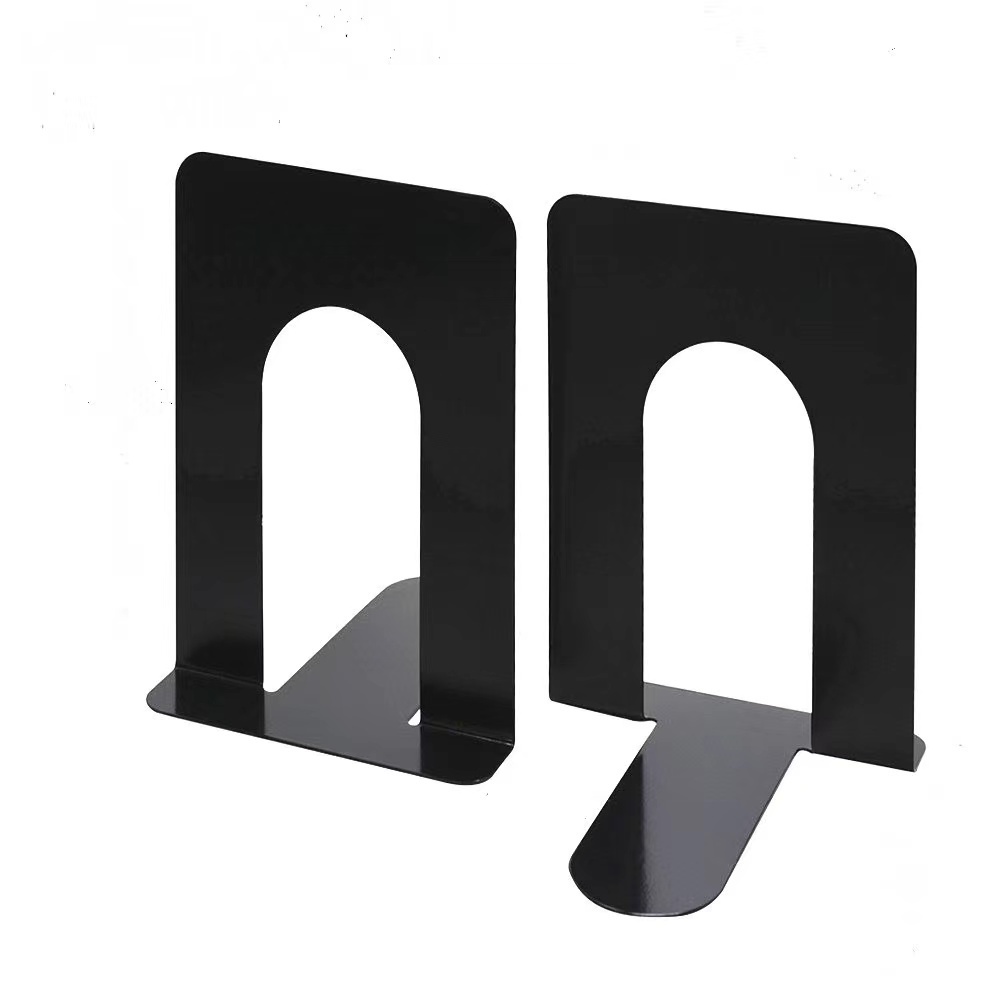2Pcs Bookends Book Ends T-shaped Metal Bookend for Shelves Non-Skid ...