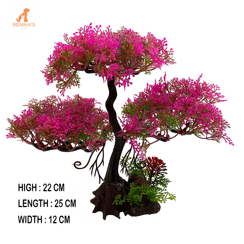 Renna's Artificial Water Grass Aquarium Decor Plant Fish Tank Landscape ...
